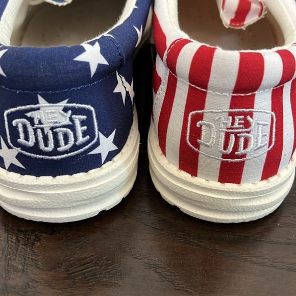 Hey Dude | Shoes | New Without Box Hey Dude American Flag Vibrant ...